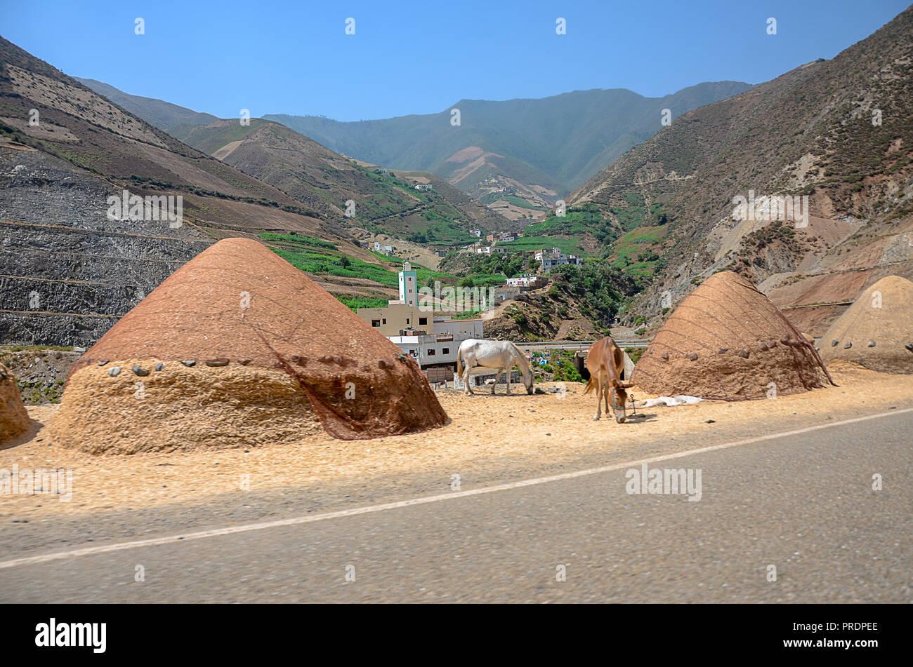 Scenic view of Cala Iris beach,Alhoceima - Morocco Stock Photo - Alamy