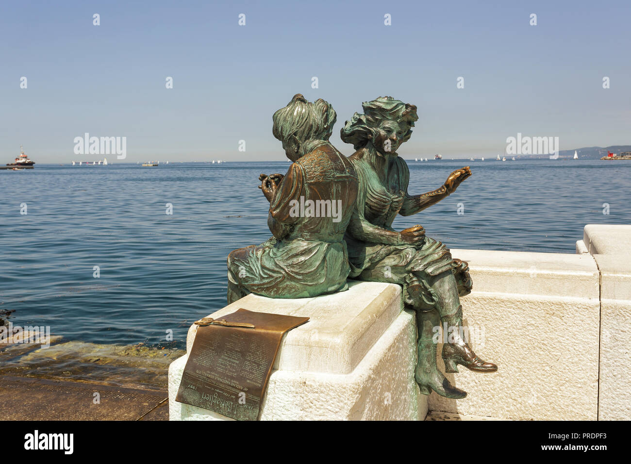 Trieste waterfront bronze statue hi-res stock photography and images ...