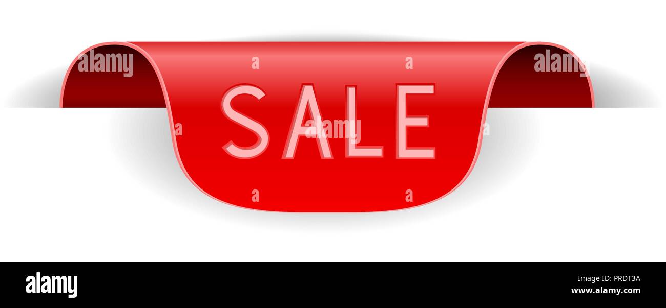 Red sticker label SALE Stock Vector Image & Art - Alamy