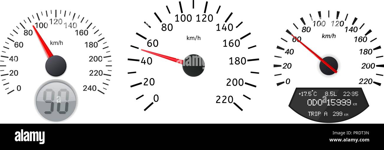 Speedometer scales on white background Stock Vector Image & Art - Alamy