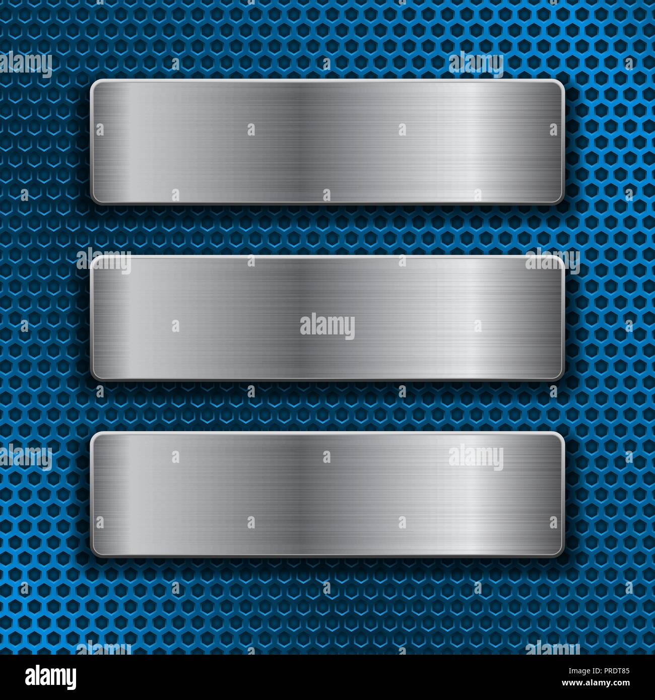 Perforated aluminum plates Stock Vector Images - Alamy