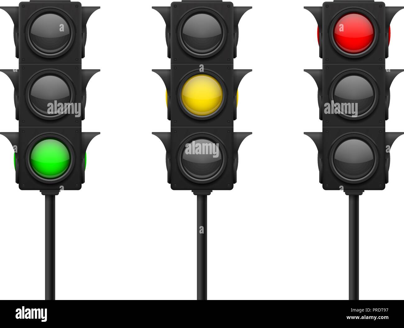 Traffic lights. Set Stock Vector Image & Art - Alamy