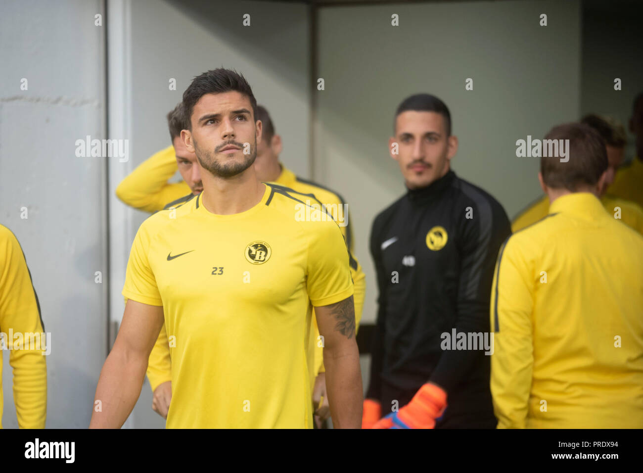 Turin, Italy. 1st Oct 2018. Loris Benito of Young Boys during the ...