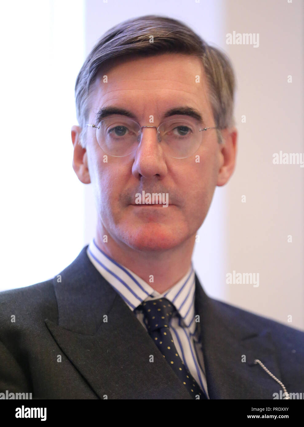 JACOB REES-MOGG MP, CONSERVATIVE MP 2018 Stock Photo - Alamy