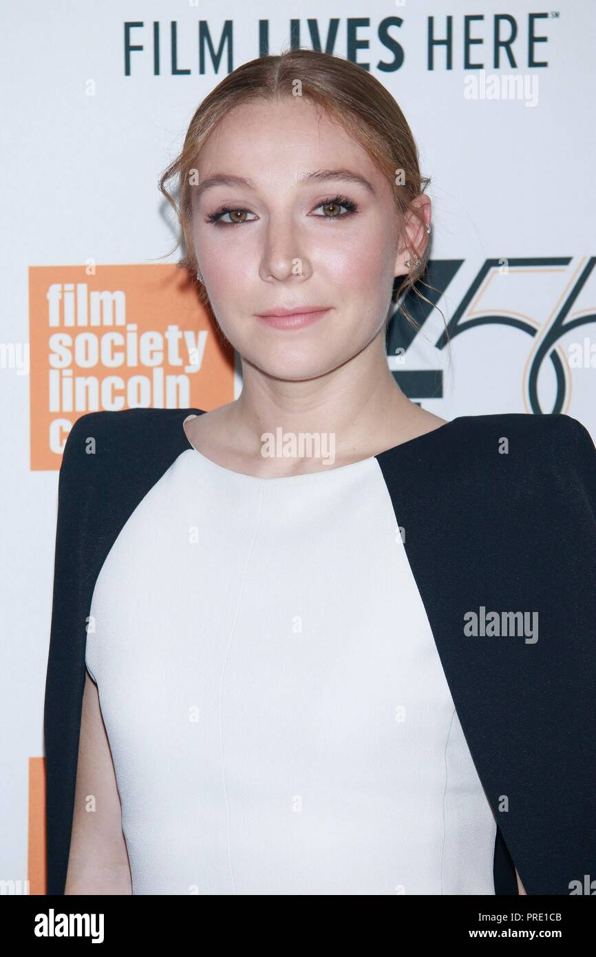 New York, NY, USA. 1st Oct, 2018. Kayli Carter attends NYFF56 New York ...