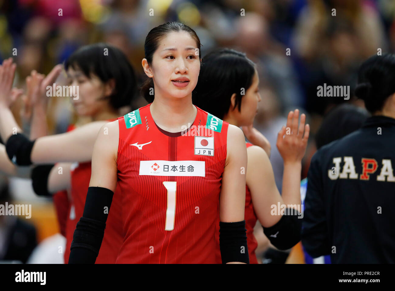 Kanagawa, Japan. 1st Oct, 2018. Miyu Nagaoka (JPN) Volleyball : FIVB Volleyball Women's World ...