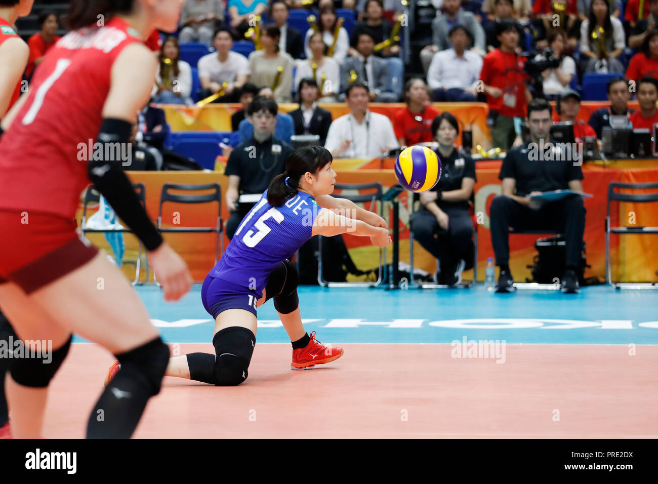 Kanagawa, Japan. 1st Oct, 2018. Kotoe Inoue (JPN) Volleyball : FIVB Volleyball Women's World ...