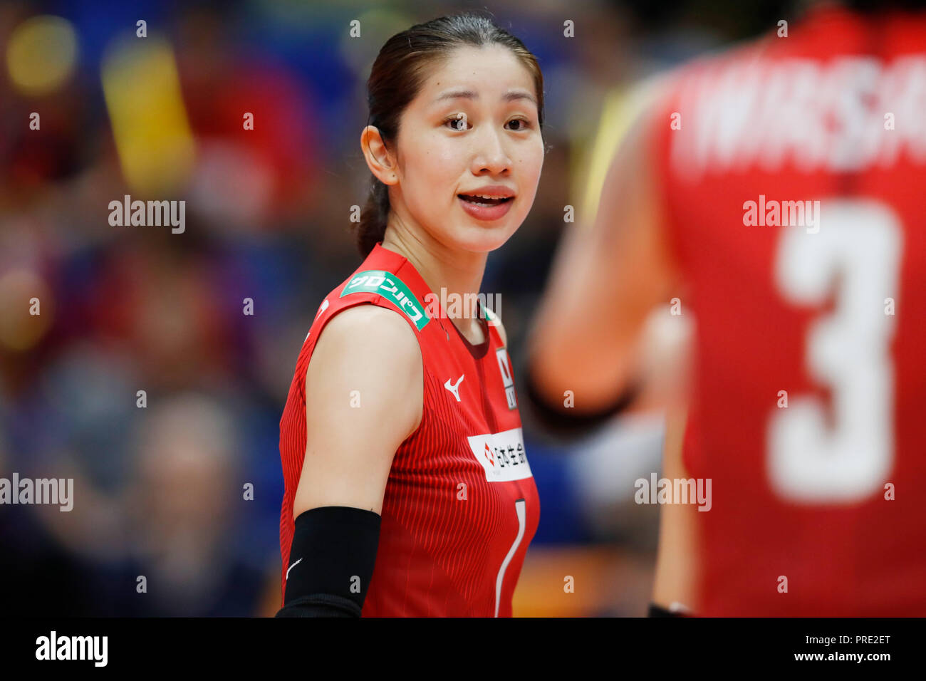 Kanagawa, Japan. 1st Oct, 2018. Miyu Nagaoka (JPN) Volleyball : FIVB Volleyball Women's World ...