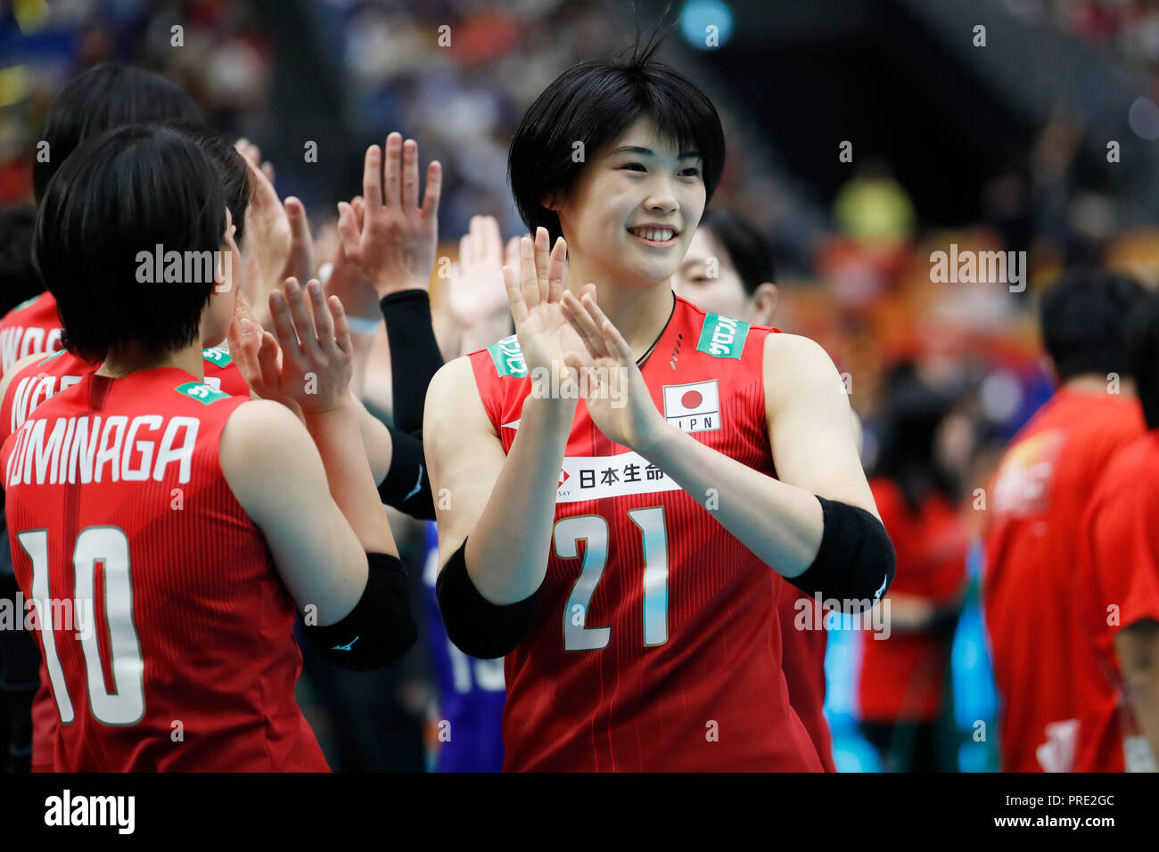 Kanagawa, Japan. 1st Oct, 2018. /Ai Kurogo (JPN) Volleyball : FIVB Volleyball Women's World ...