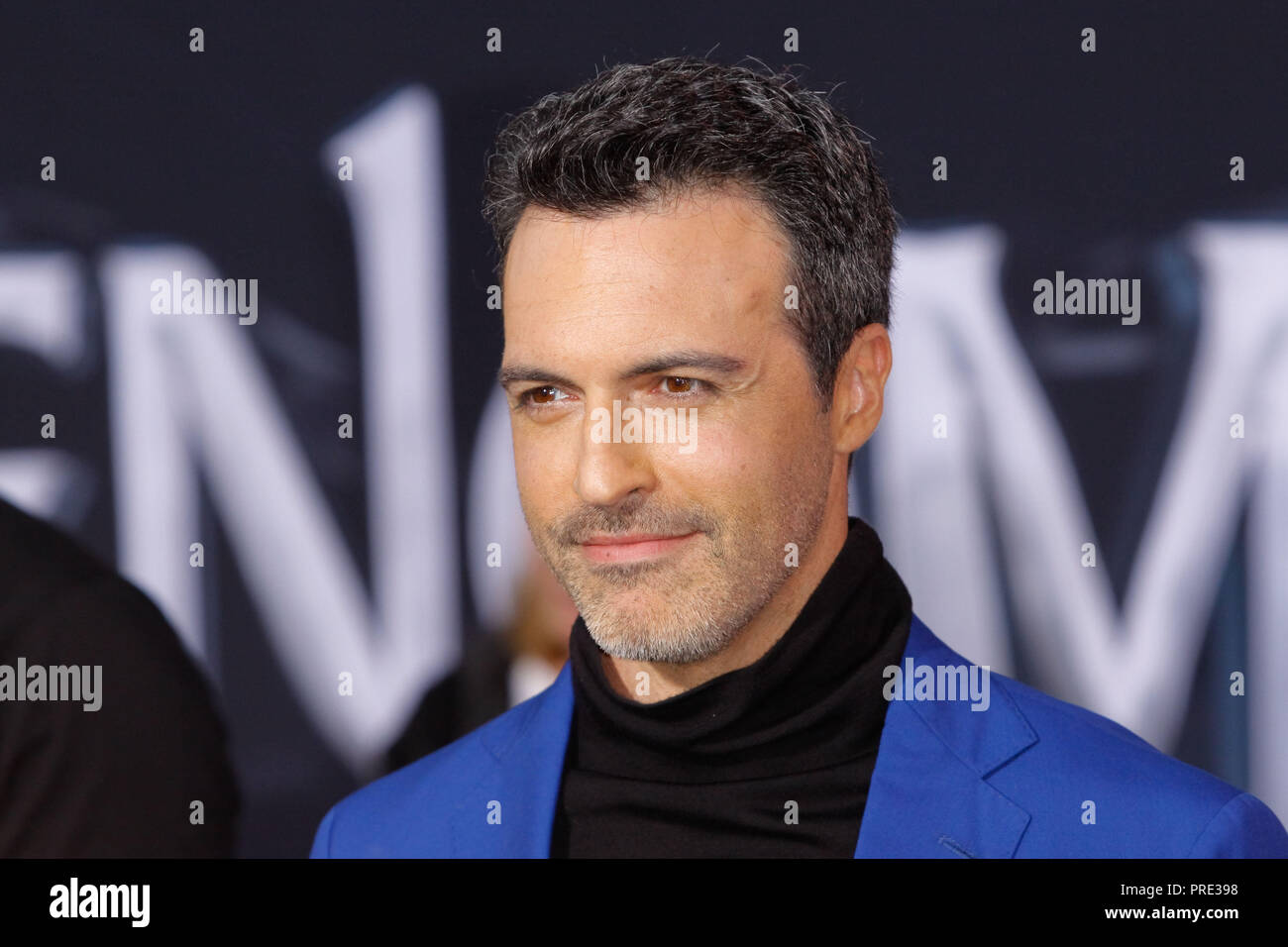 Reid Scott at the World Premiere of Columbia Pictures' "Venom" held at ...