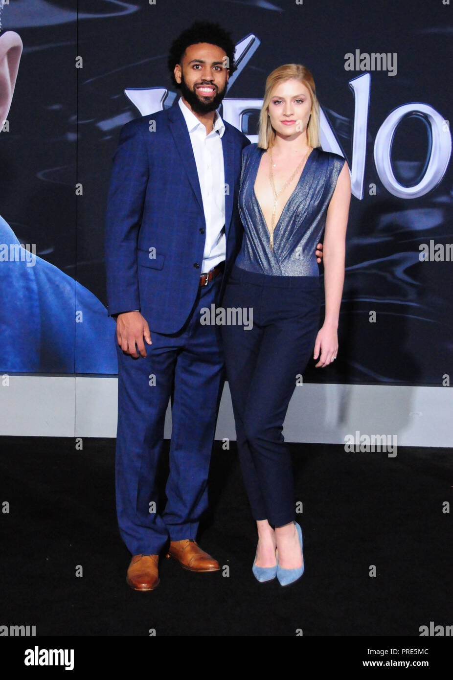 WESTWOOD, CA - OCTOBER 01: American basketball player Joel Berry II and ...