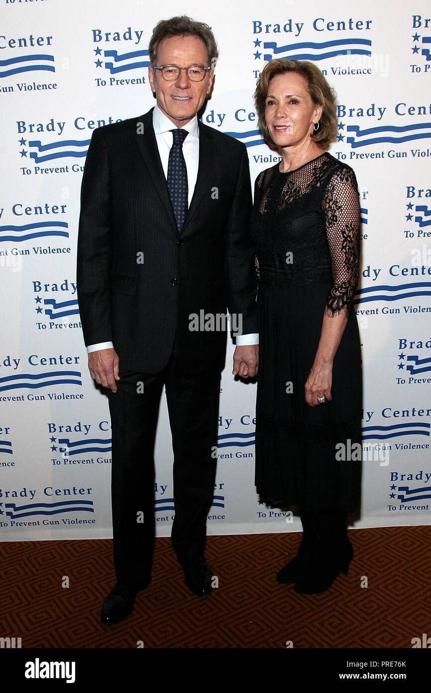 New York, NY, USA. 1st Oct, 2018. Bryan Cranston, Robin Dearden at ...