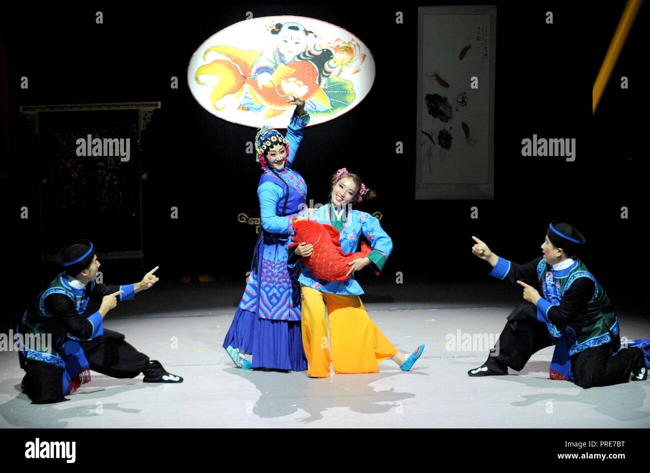 Shenzhen, China's Guangdong Province. 2nd Oct, 2018. Actors from ...