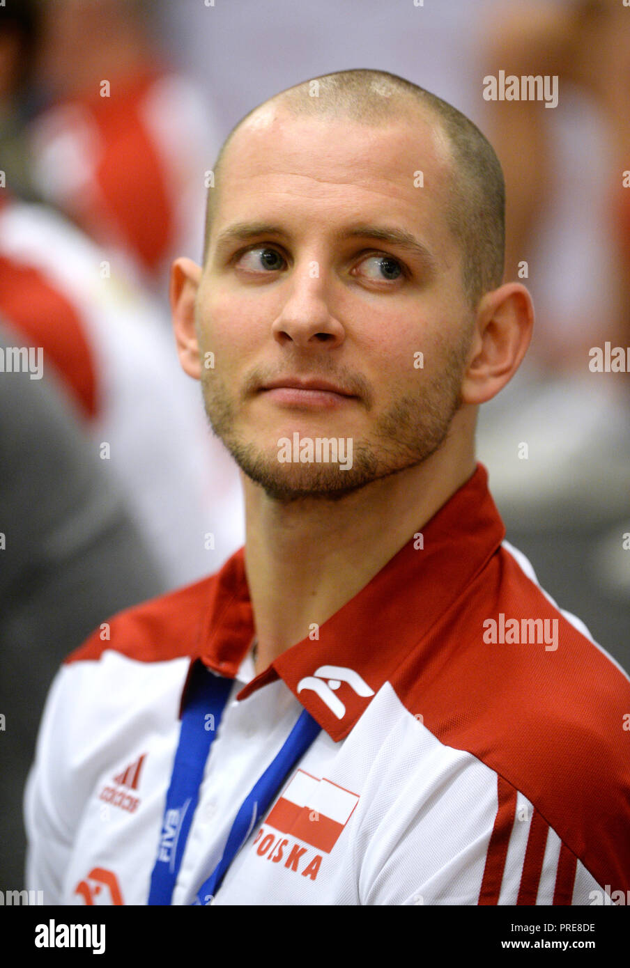 Bartosz Kurek Poland's National Volleyball team, the winners of 2018 FIVB Volleyball Men's World ...