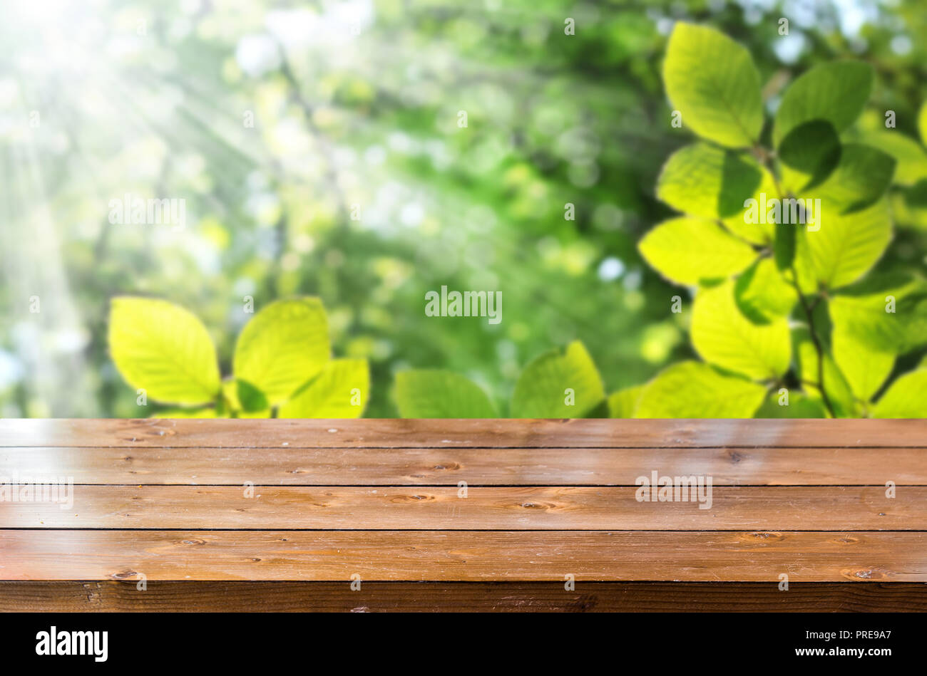 Spring background table Stock Photo - Alamy