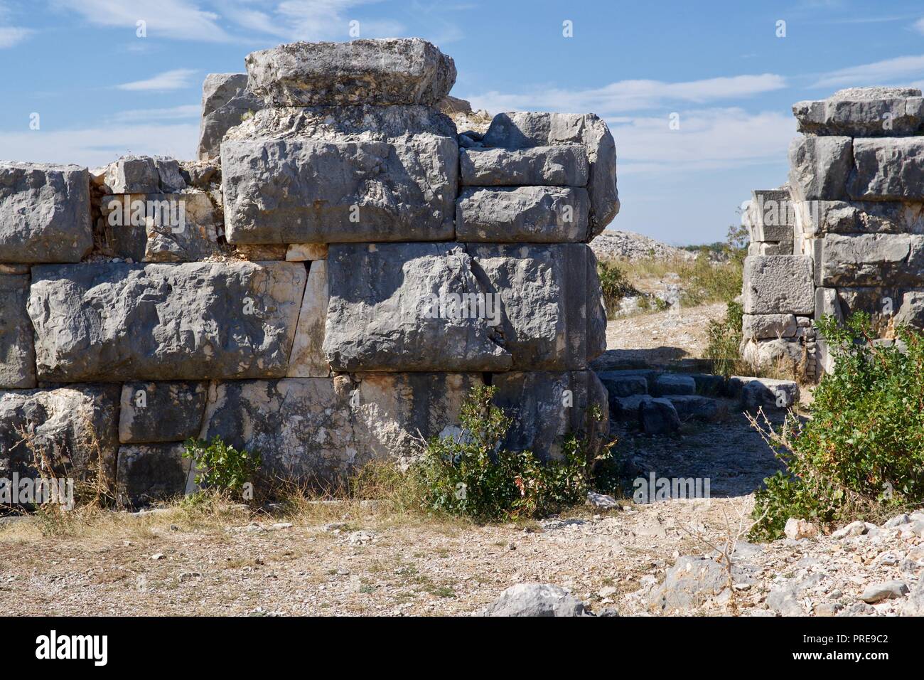 Daorson, remnants of acropolis of ancient Illyrian town in southern ...