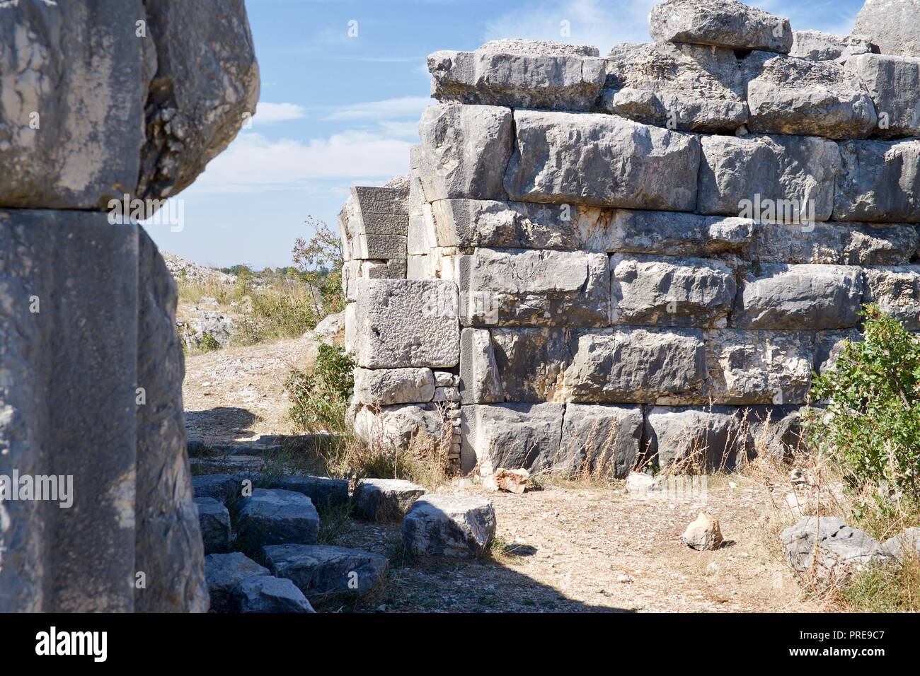 Daorson, remnants of acropolis of ancient Illyrian town in southern ...