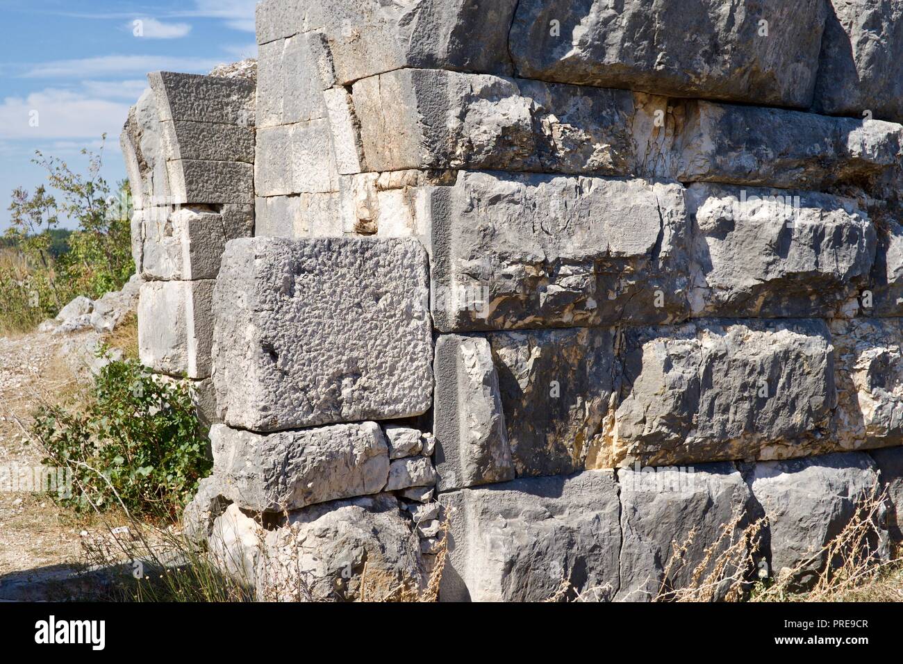 Daorson, remnants of acropolis of ancient Illyrian town in southern ...