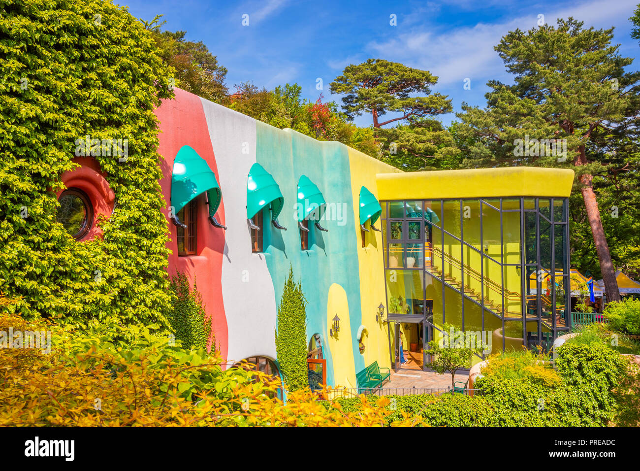 Tokyo, Japan - April 29 2018: Ghibli museum is a place that shows the ...