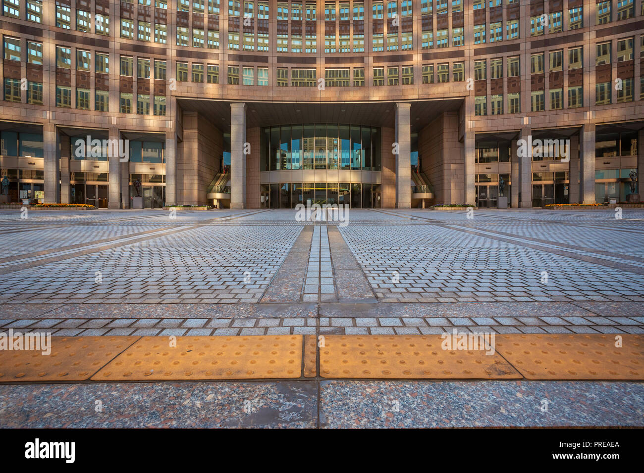 Tokyo, Japan - April 29 2018: The Tokyo Metropolitan Government ...
