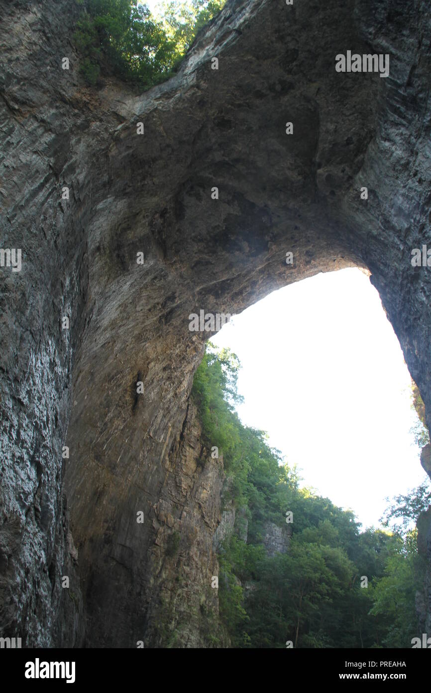 The Natural Bridge, a Historic Landmark in Virginia, USA Stock Photo ...