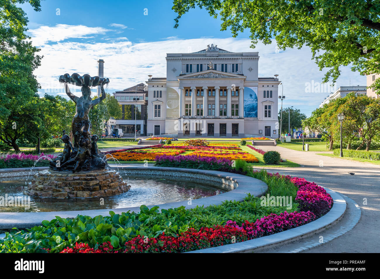 Latvian national theater hi-res stock photography and images - Alamy