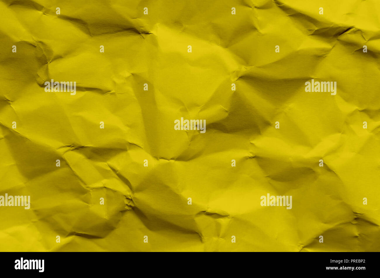 Yellow background and wallpaper by crumpled paper, Yellow crumpled ...