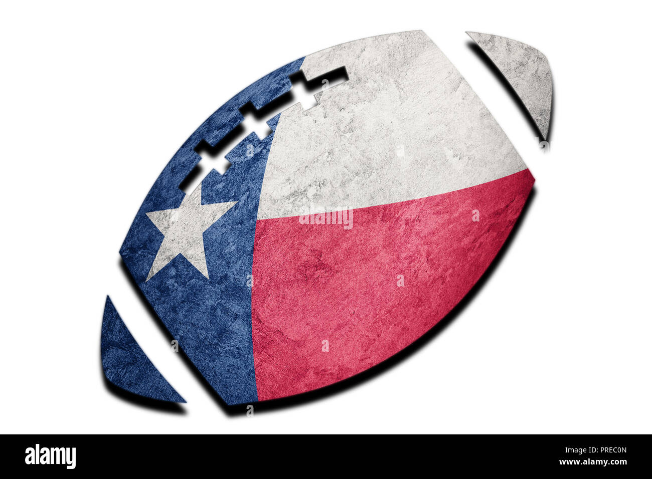 Rugby ball Texas state flag. Texas flag background Rugby ball Stock ...