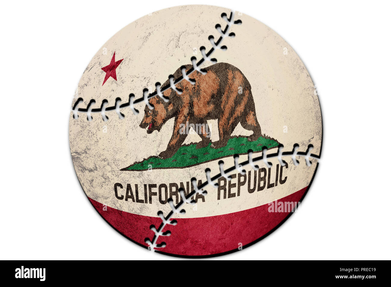 Baseball California state flag. California flag background Baseball ...