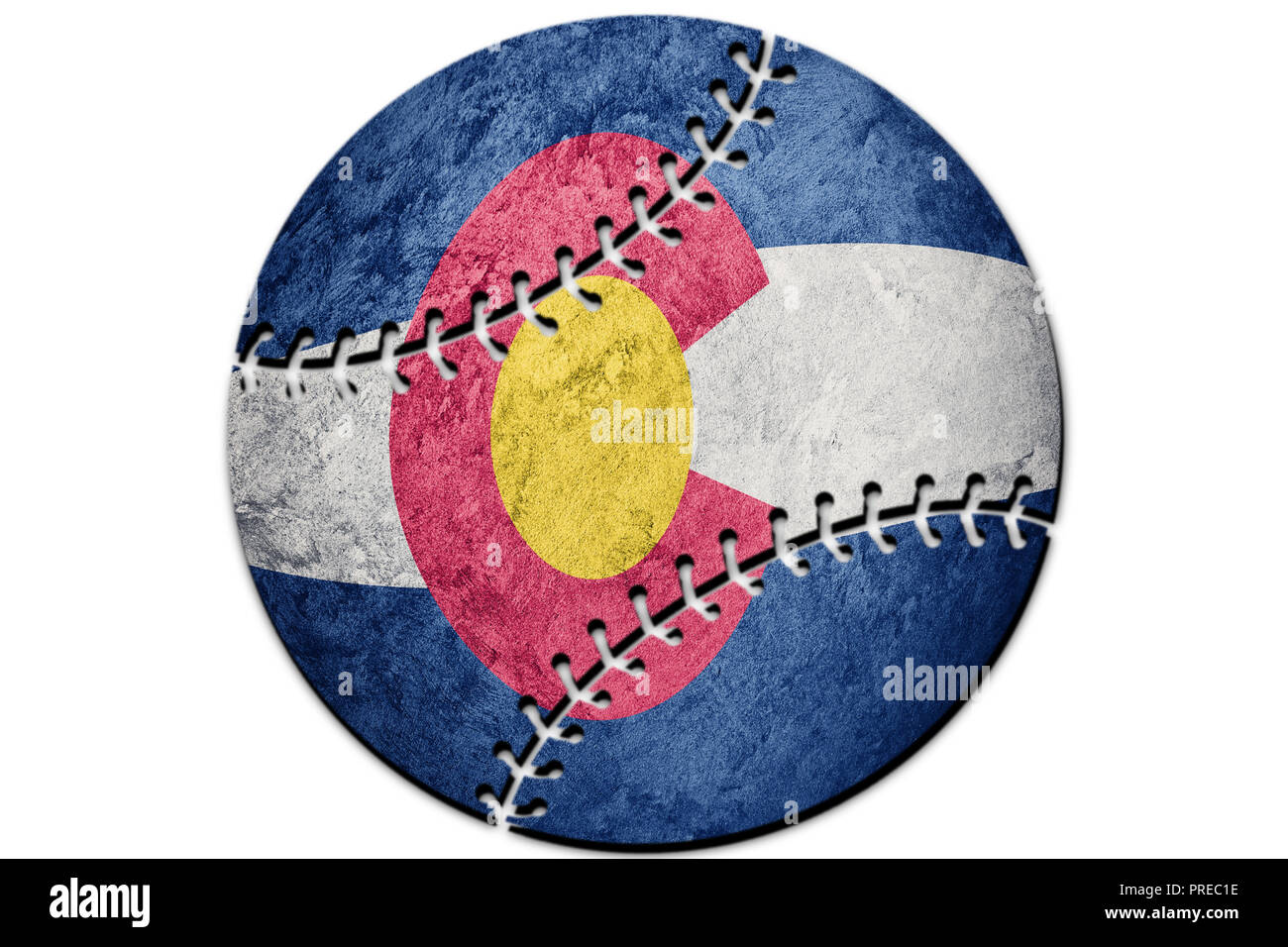Baseball Colorado state flag. Colorado flag background Baseball Stock ...