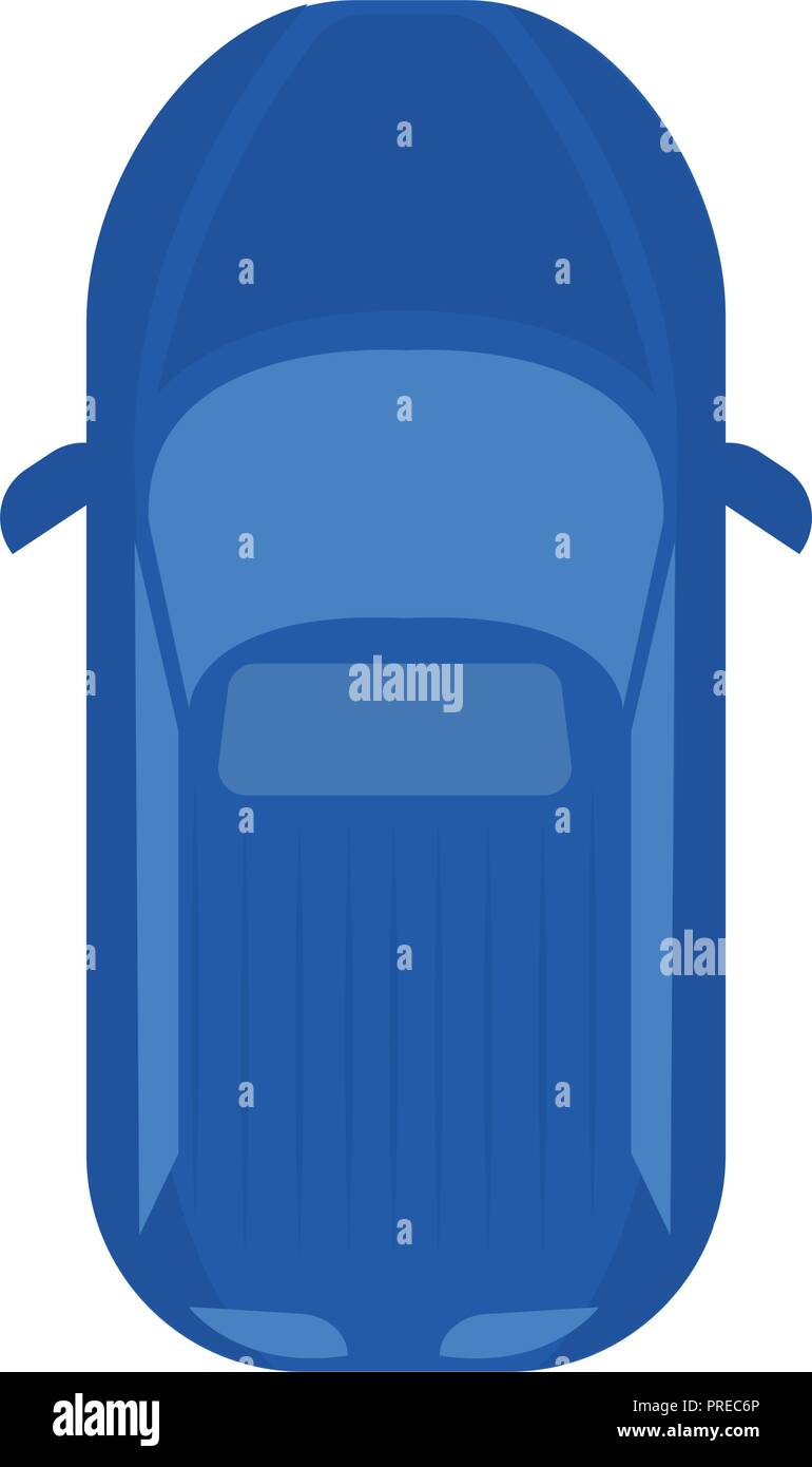 aerial view of a car Stock Vector Image & Art - Alamy