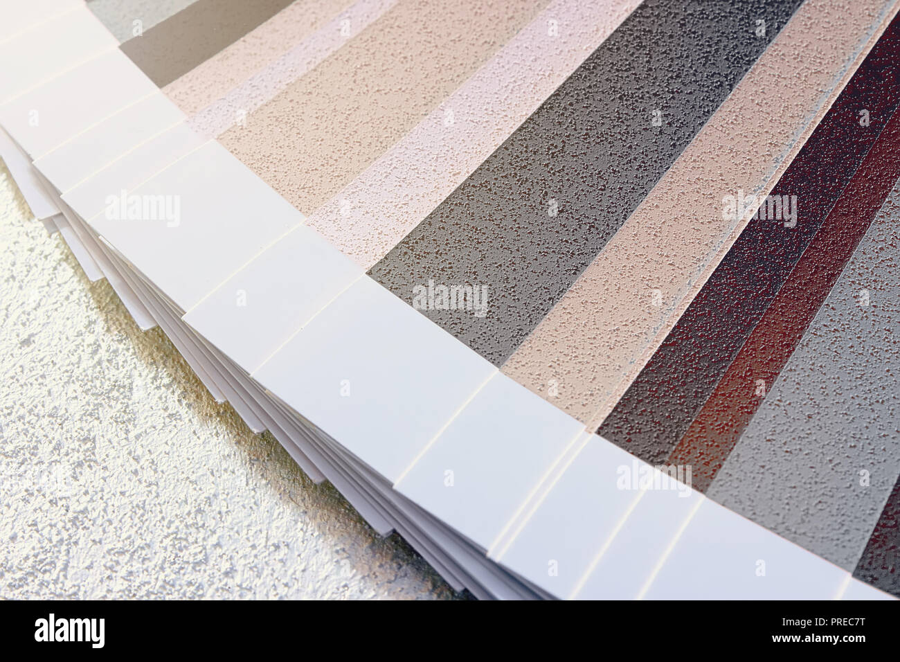 Sample Colors Catalog, Color wheel choosing paint tone Stock Photo - Alamy
