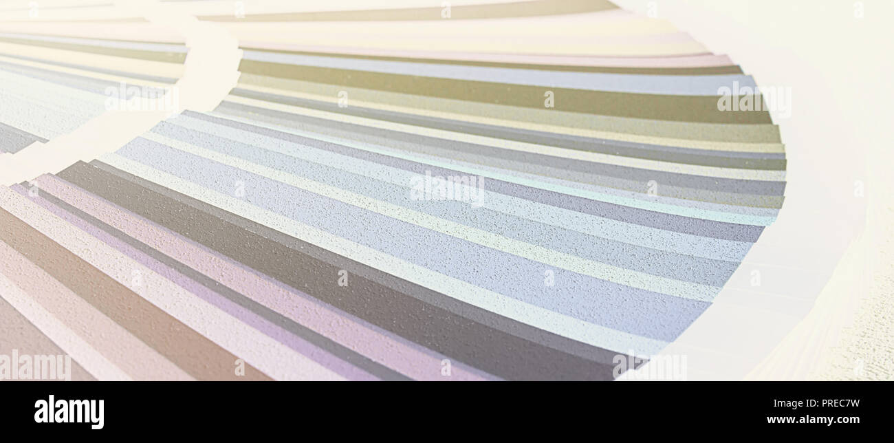 Sample Colors Catalog, Color wheel choosing paint tone Stock Photo - Alamy
