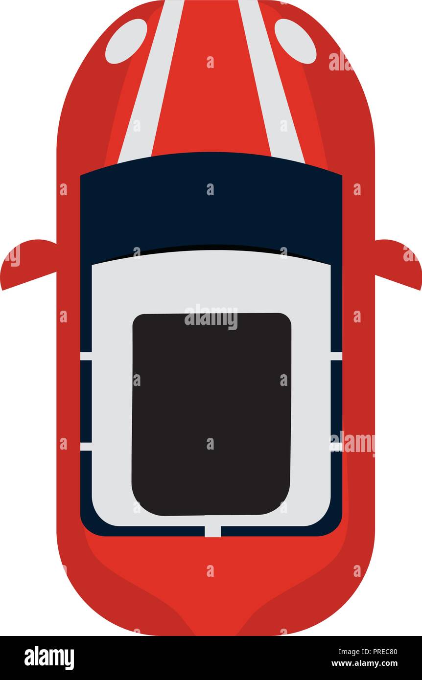 aerial view of a car Stock Vector Image & Art - Alamy