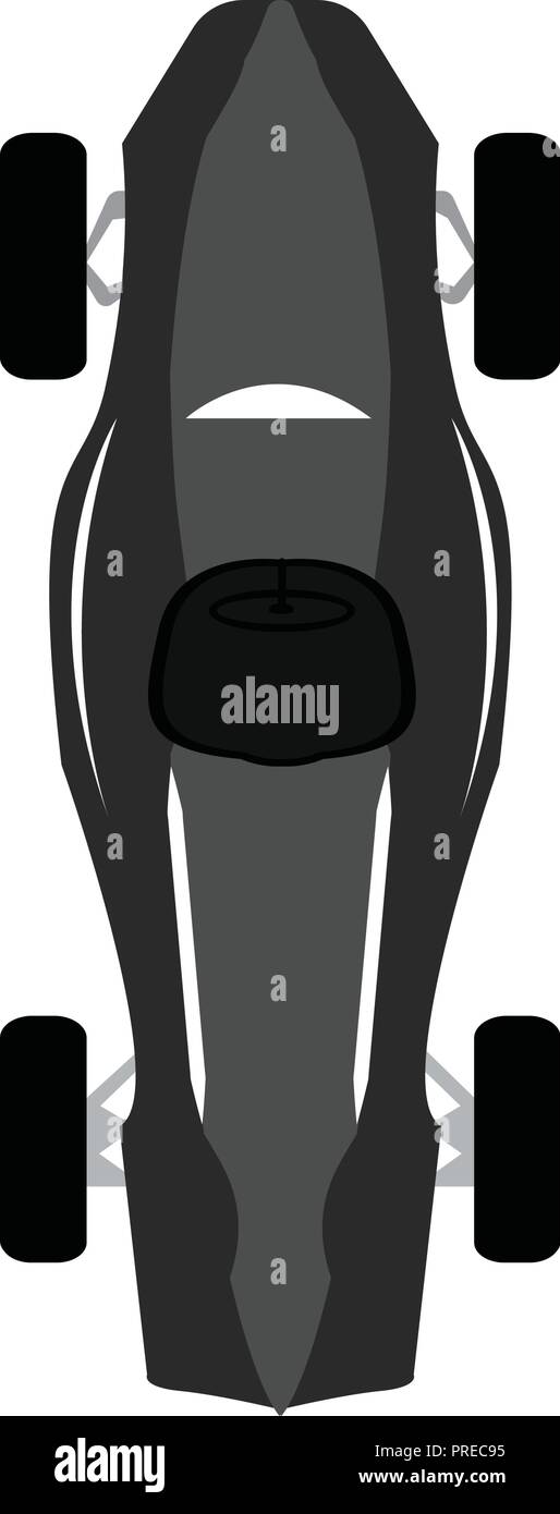 aerial view of a race car Stock Vector Image & Art - Alamy