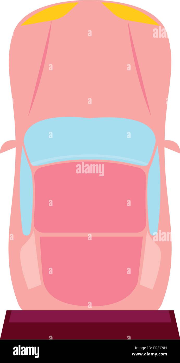 aerial view of a car Stock Vector Image & Art - Alamy