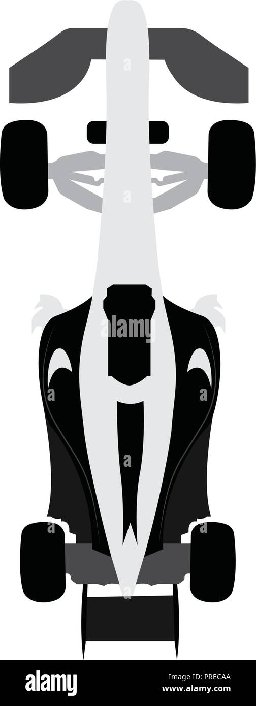 aerial view of a race car Stock Vector Image & Art - Alamy
