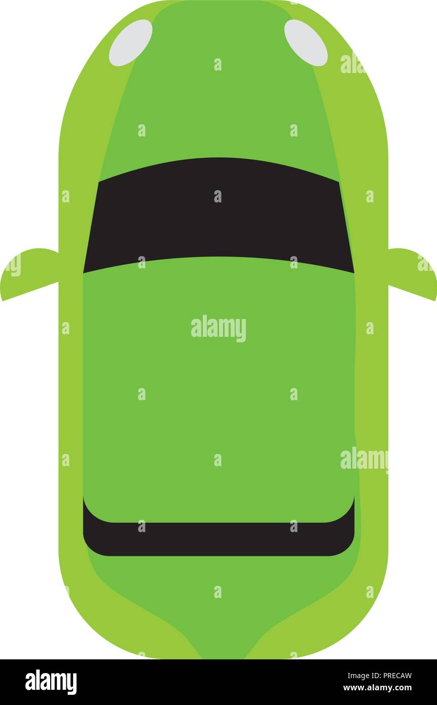 aerial view of a car Stock Vector Image & Art - Alamy