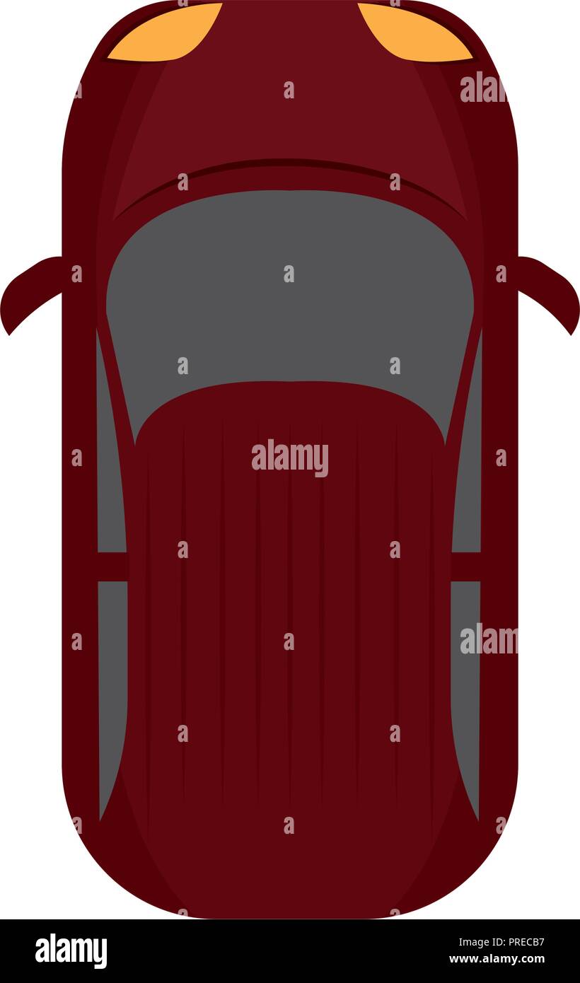 aerial view of a car Stock Vector Image & Art - Alamy