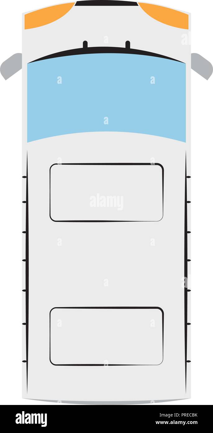 aerial view of a car Stock Vector Image & Art - Alamy