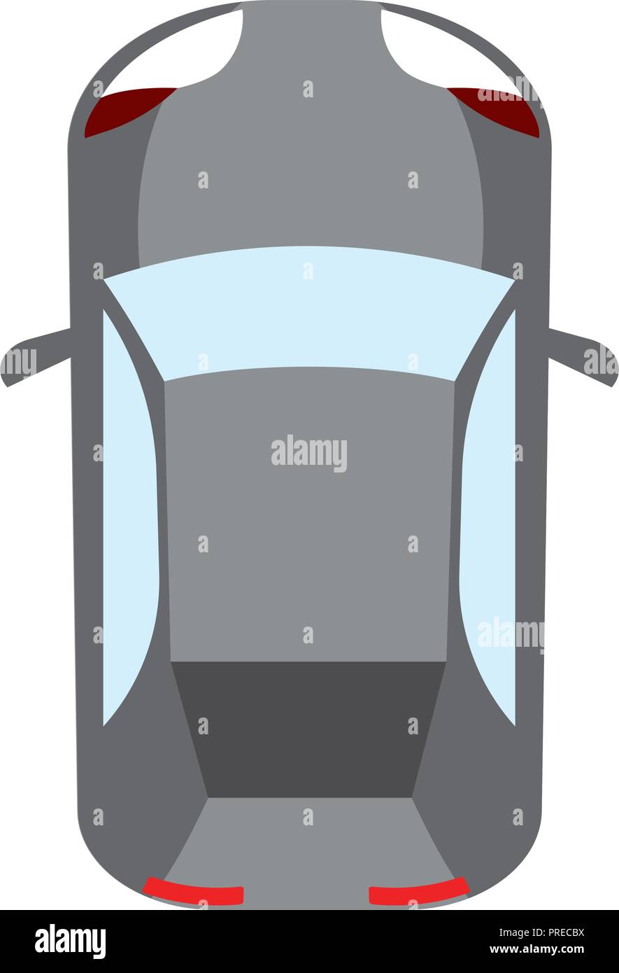 aerial view of a car Stock Vector Image & Art - Alamy