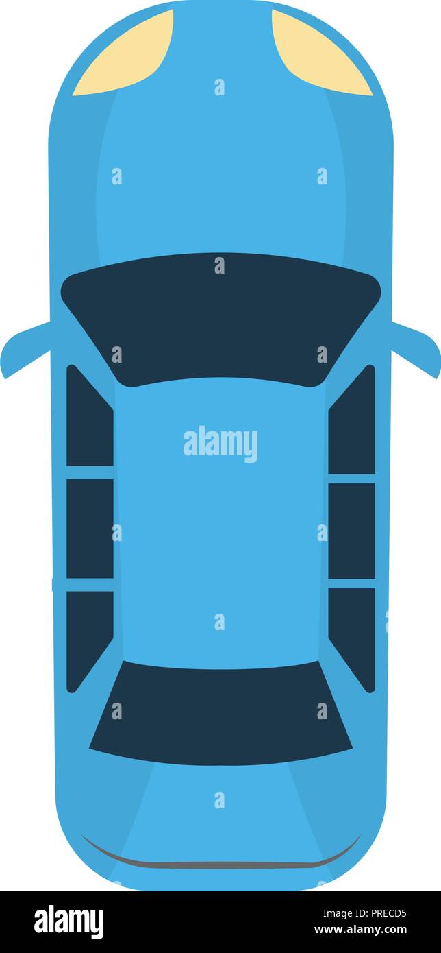 aerial view of a car Stock Vector Image & Art - Alamy