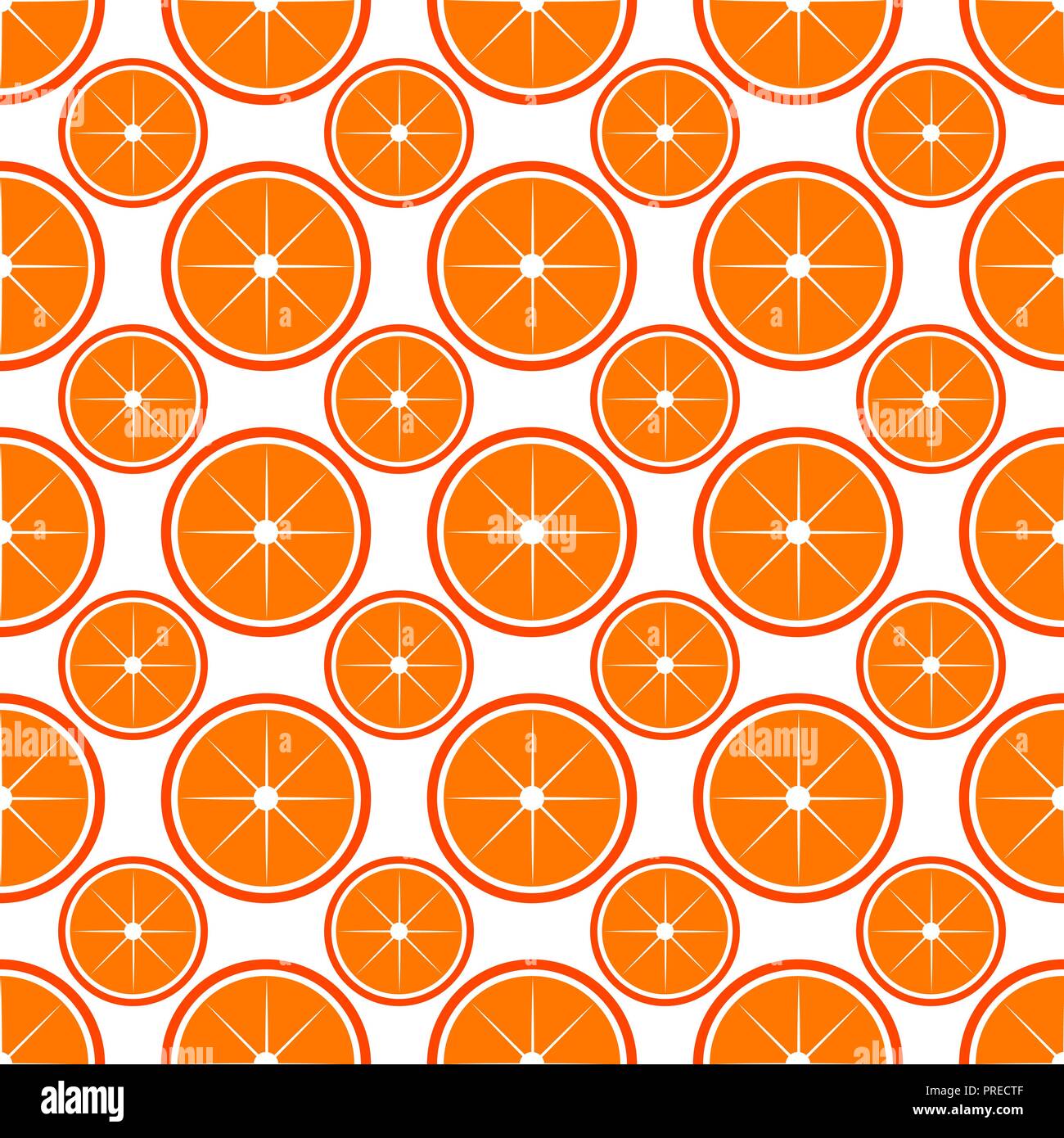 Orange fruit seamless bright art vector pattern Stock Vector Image ...