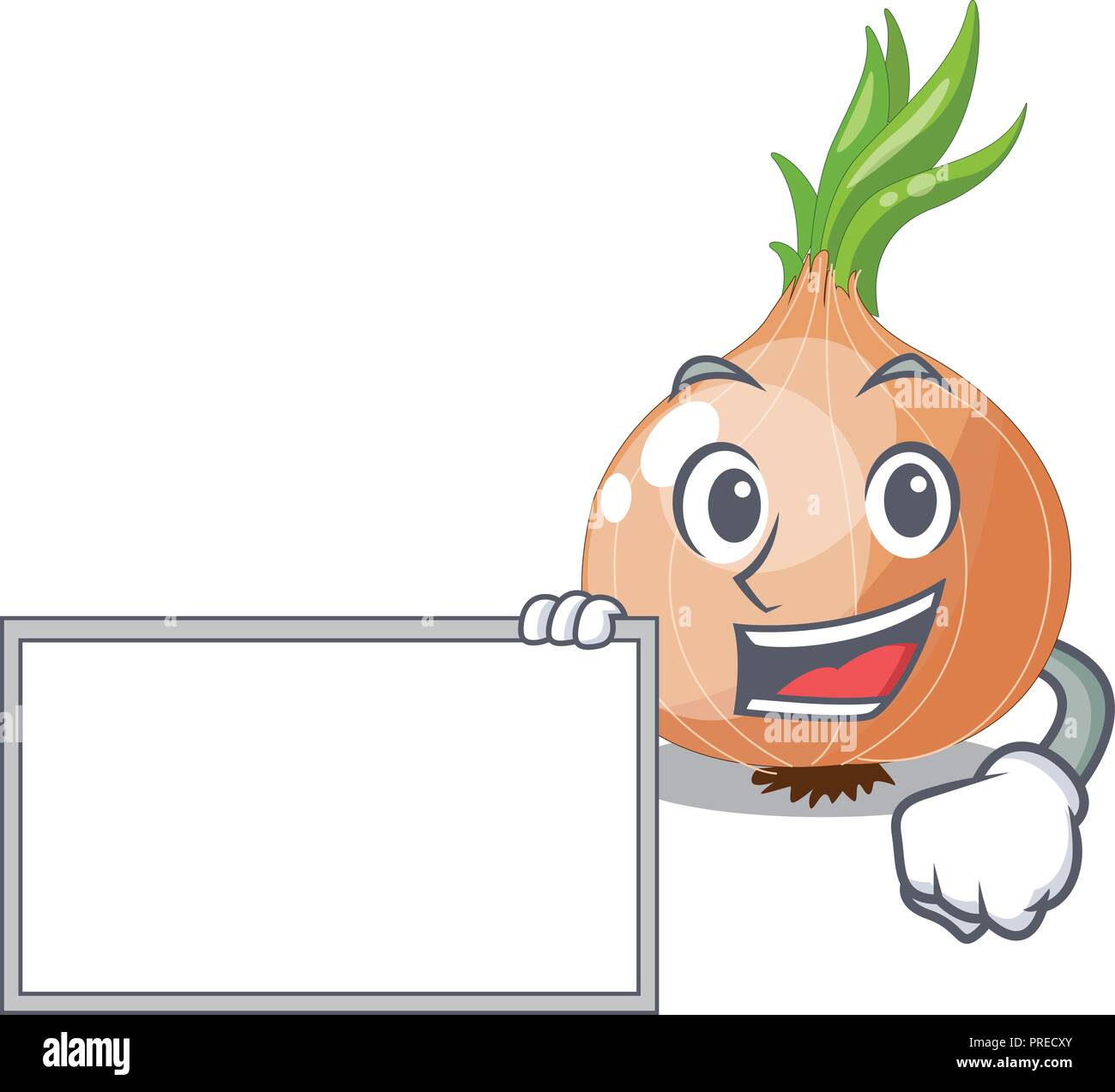 With board raw onions in a cartoon box Stock Vector Image & Art - Alamy