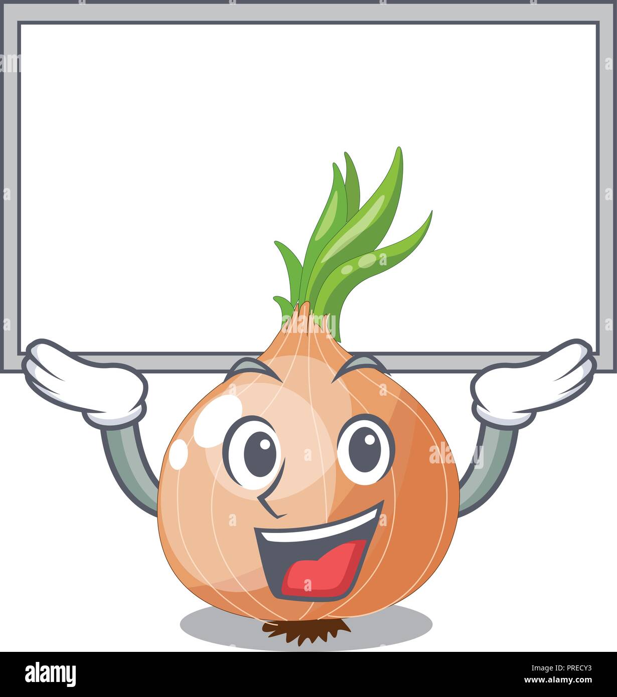 Up board raw onions in a cartoon box Stock Vector Image & Art - Alamy