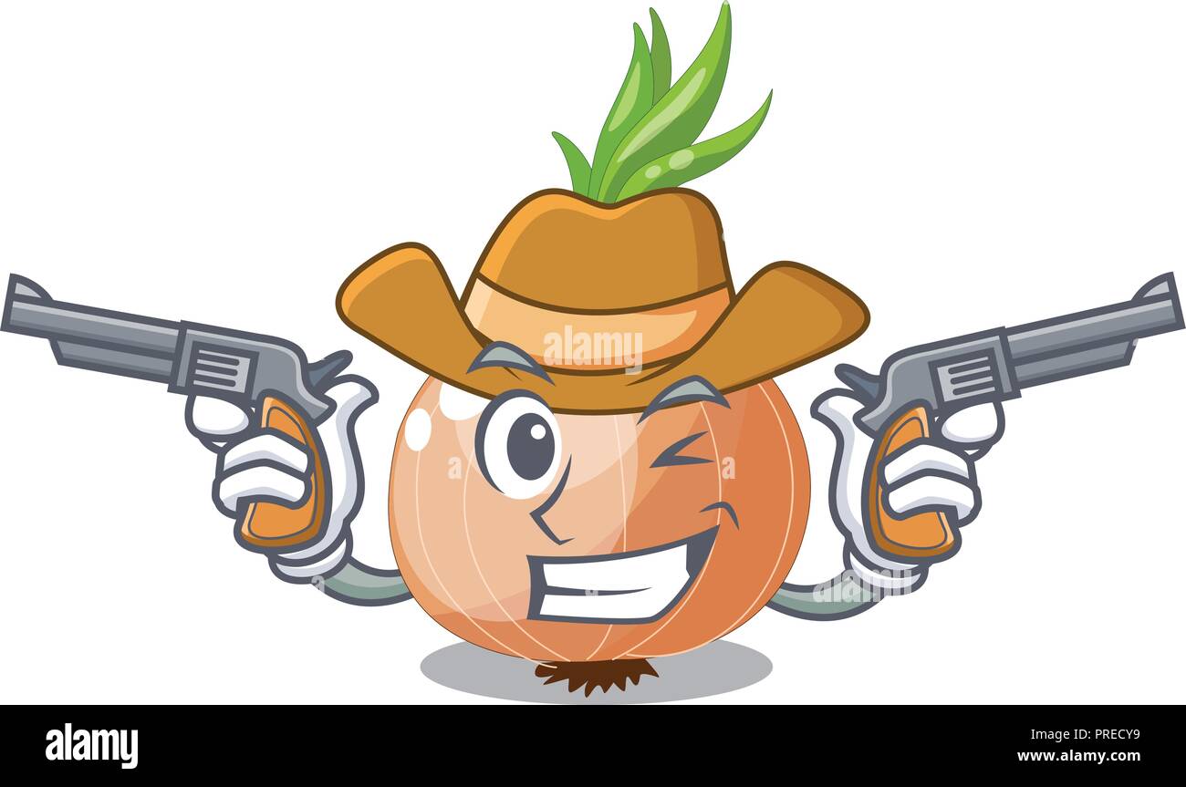 Cowboy raw onions in a cartoon box Stock Vector Image & Art - Alamy