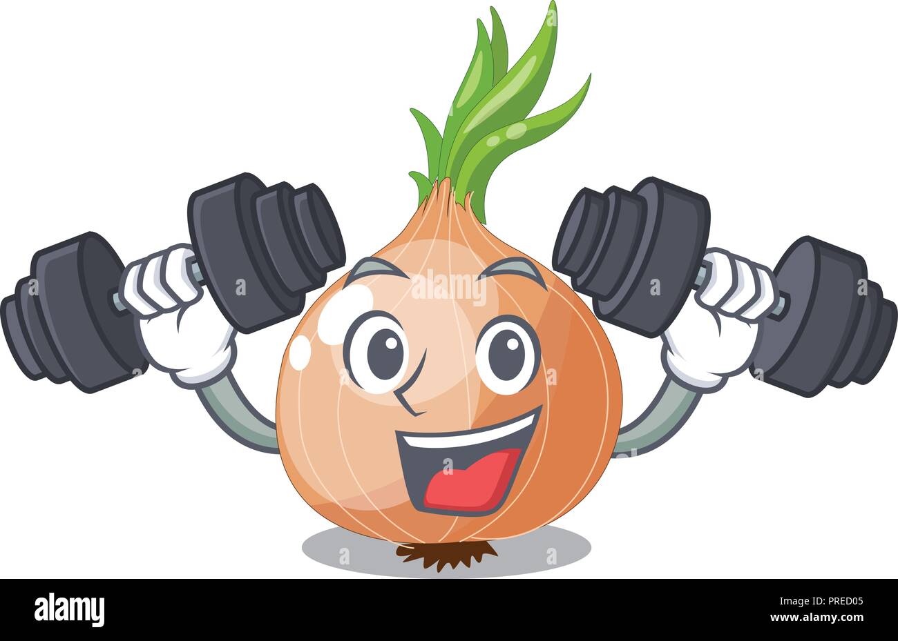 Fitness raw onions in a cartoon box Stock Vector Image & Art - Alamy
