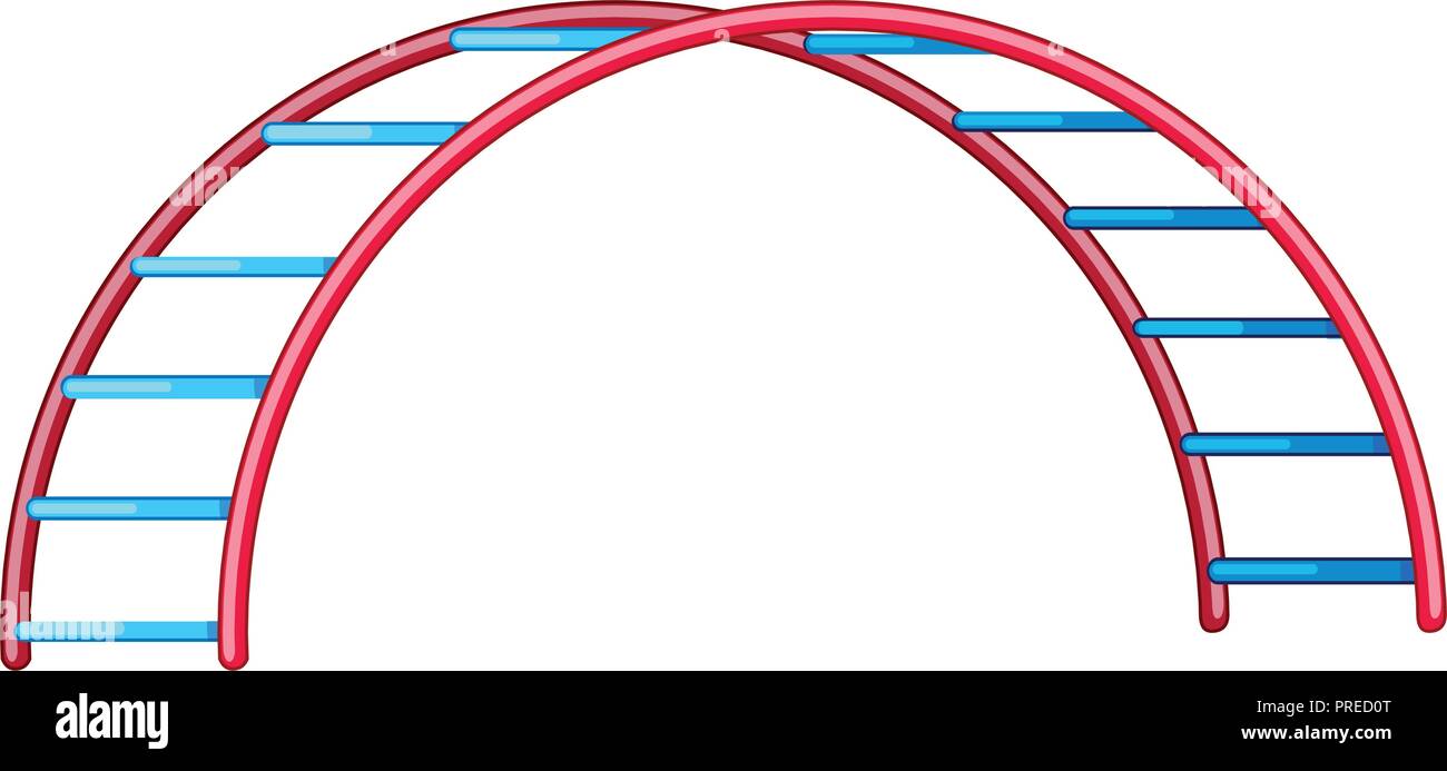 Monkey bar playground on white background illustration Stock Vector ...