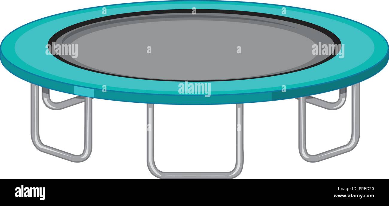 Large trampoline white background illustration Stock Vector Image & Art ...