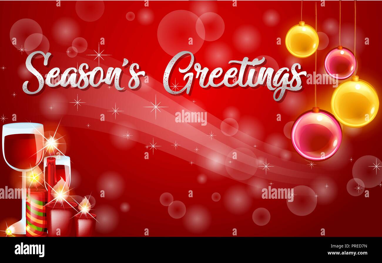 A red thanksgiving card template illustration Stock Vector Image & Art ...